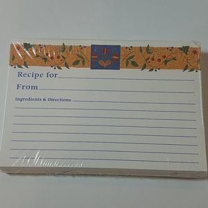 Hallmark | Kitchen | Hallmark Recipe Card And Box Set | Poshmark